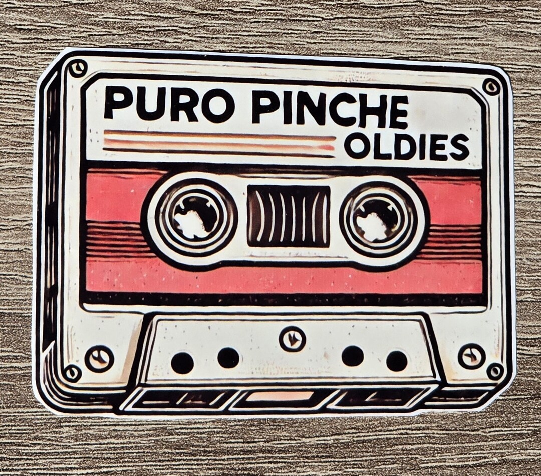 Puro Pinche Oldies Casette Tape Sticker / Decal - Etsy