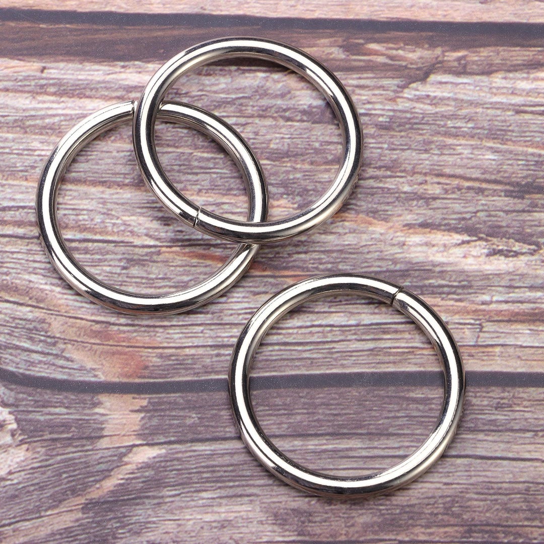 20 Mm Jump Rings, Silver Jump Rings Silver Closed 10x1.2 Mm 16 Gauge ...