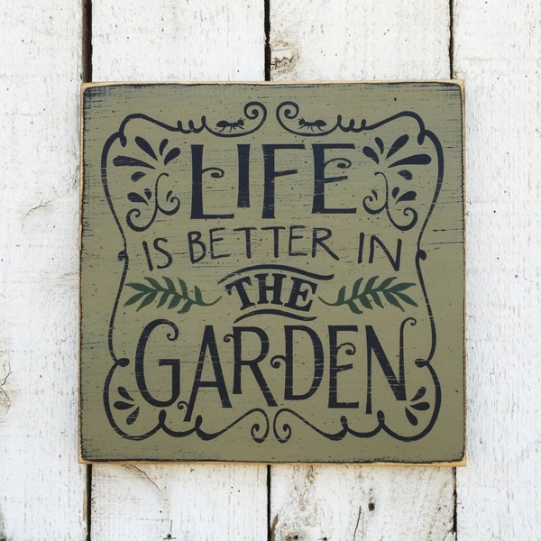 Garden Word - Etsy
