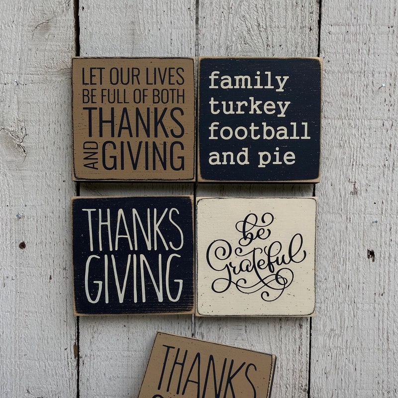 Thanksgiving Signs - Etsy