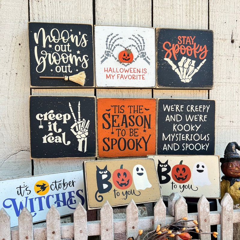 Funny Halloween Sign - Etsy