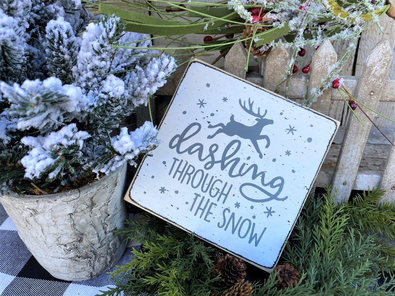 Small Winter Sign Mini 5.5 Snow Sign Baby It's - Etsy