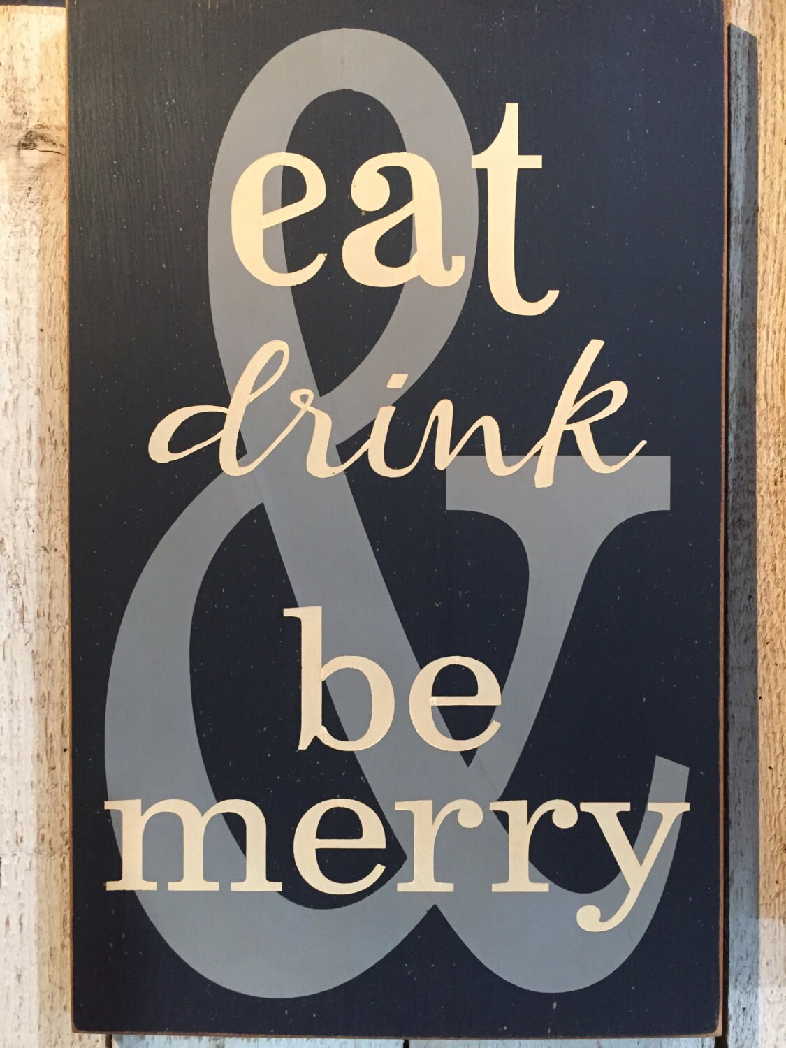 Eat Drink & Be Merry Kitchen Sign Kitchen Wall Art Dining | Etsy