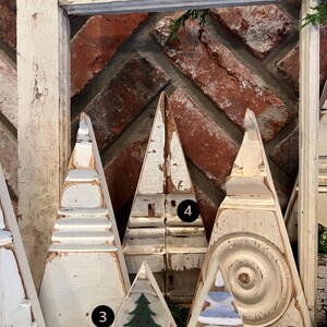Rustic Farmhouse Vintage Wood Christmas Trees, Chippy Paint Trees ...