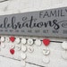 Family and Friends Celebrations Sign Family Birthday Board - Etsy
