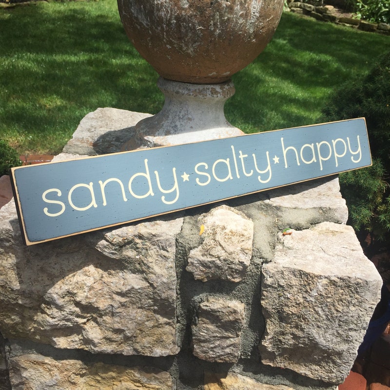 Rustic Beach Sign - Etsy