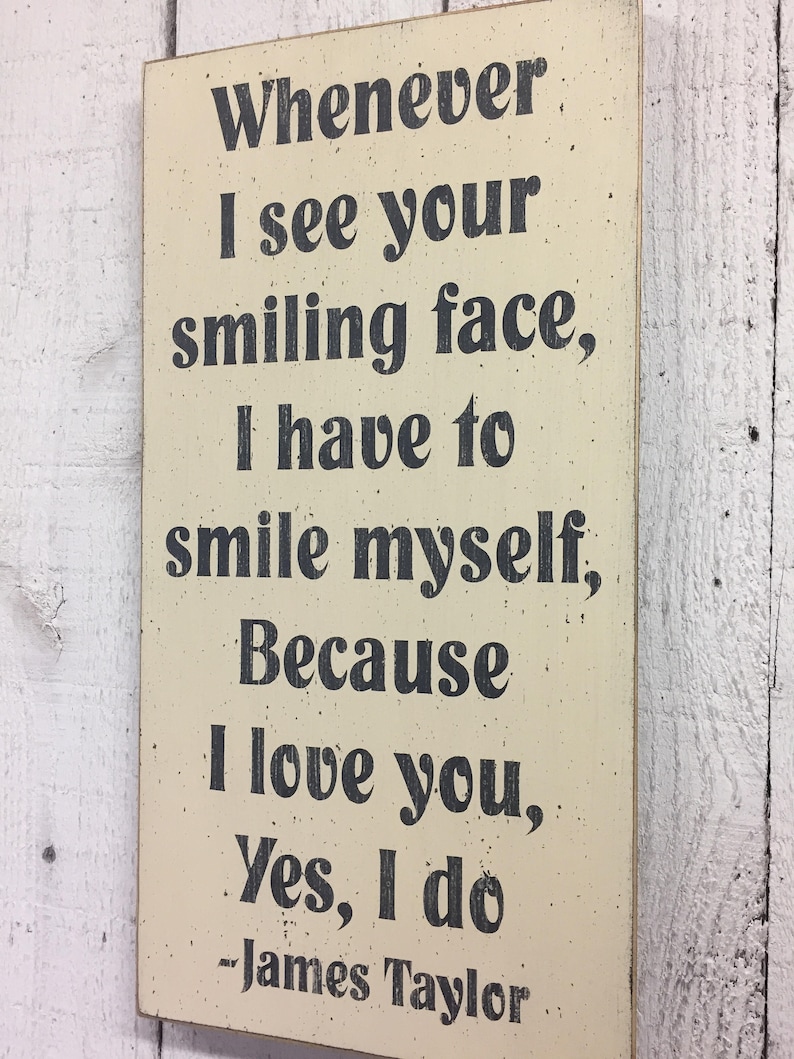 Whenever I See Your Smiling Face Husband Wife Gift Romantic - Etsy