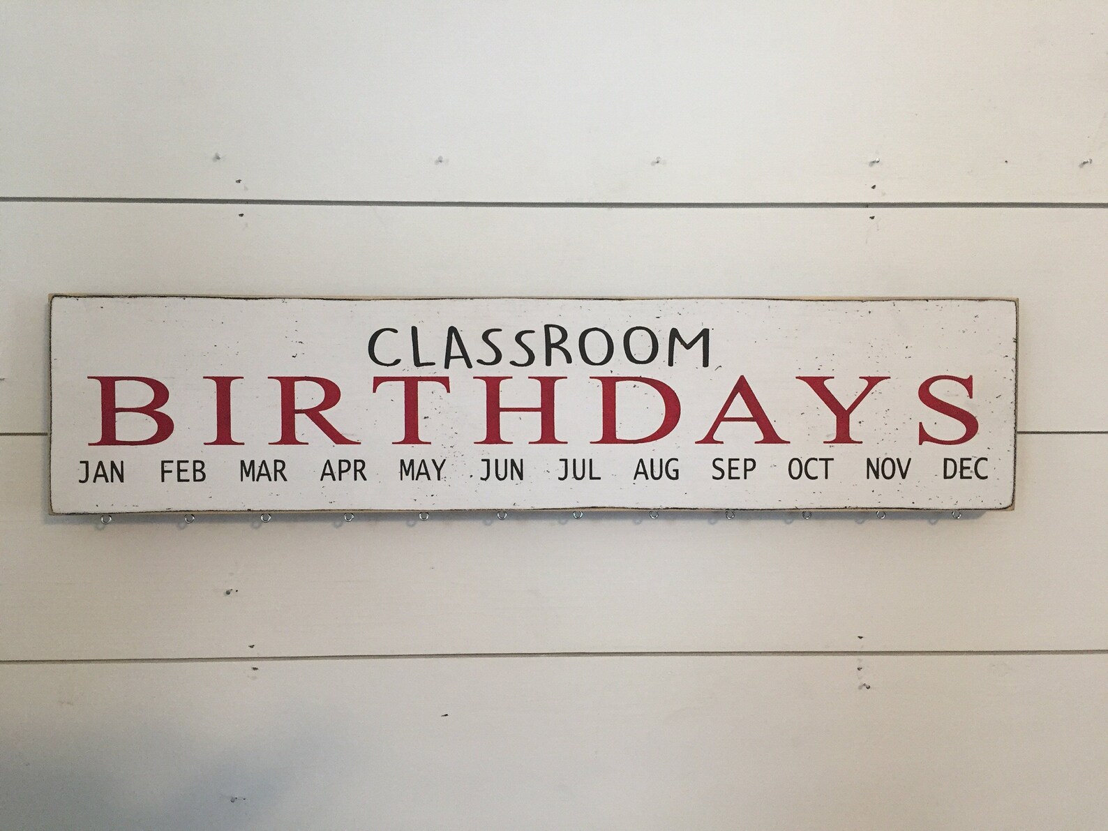 Classroom Birthday Board, Classroom Decor, Teacher Gift, Classroom Sign ...