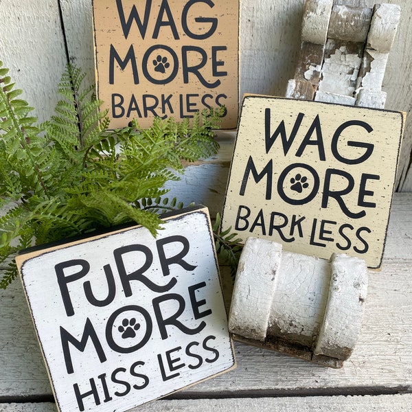Wag More Bark Less - Etsy