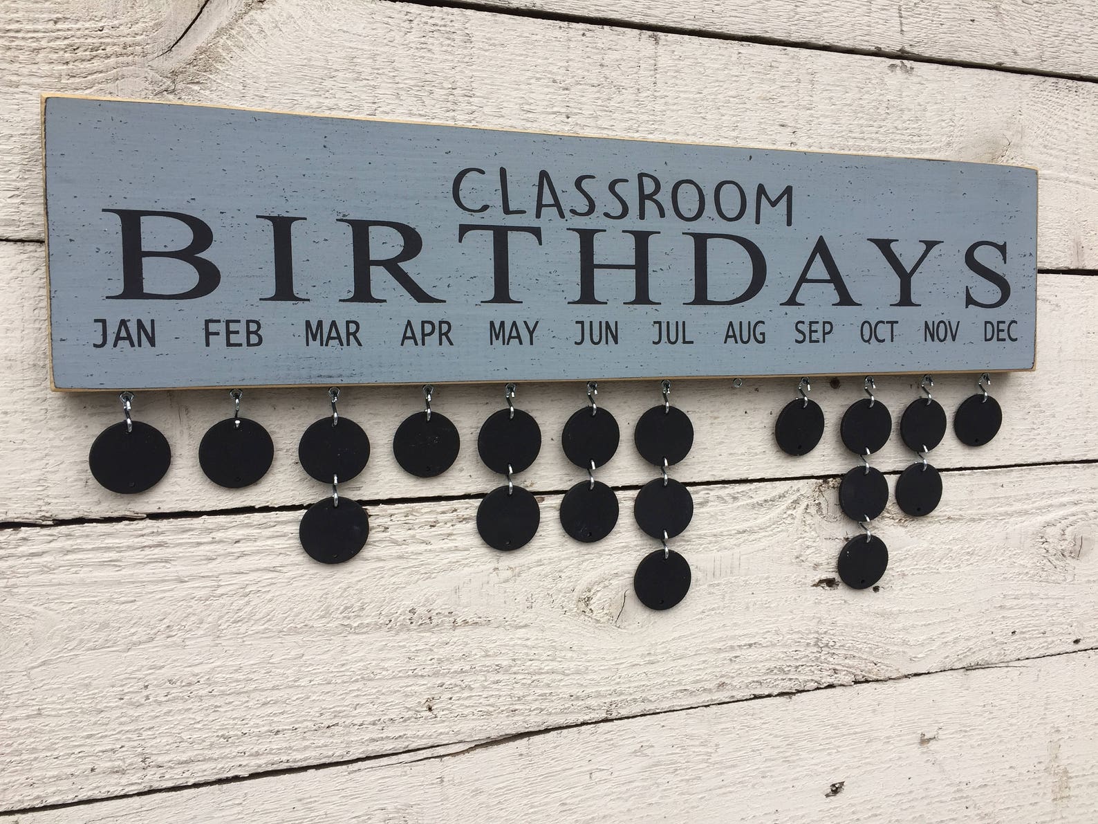 Classroom Birthday Board, Classroom Decor, Teacher Gift, Classroom Sign ...
