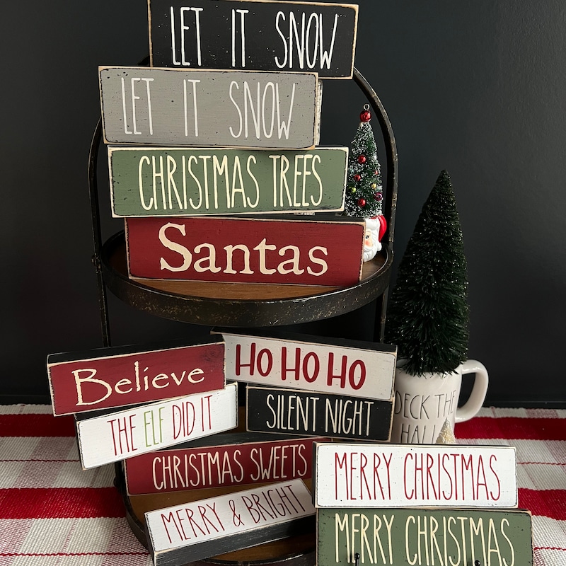 Christmas Signs - Etsy