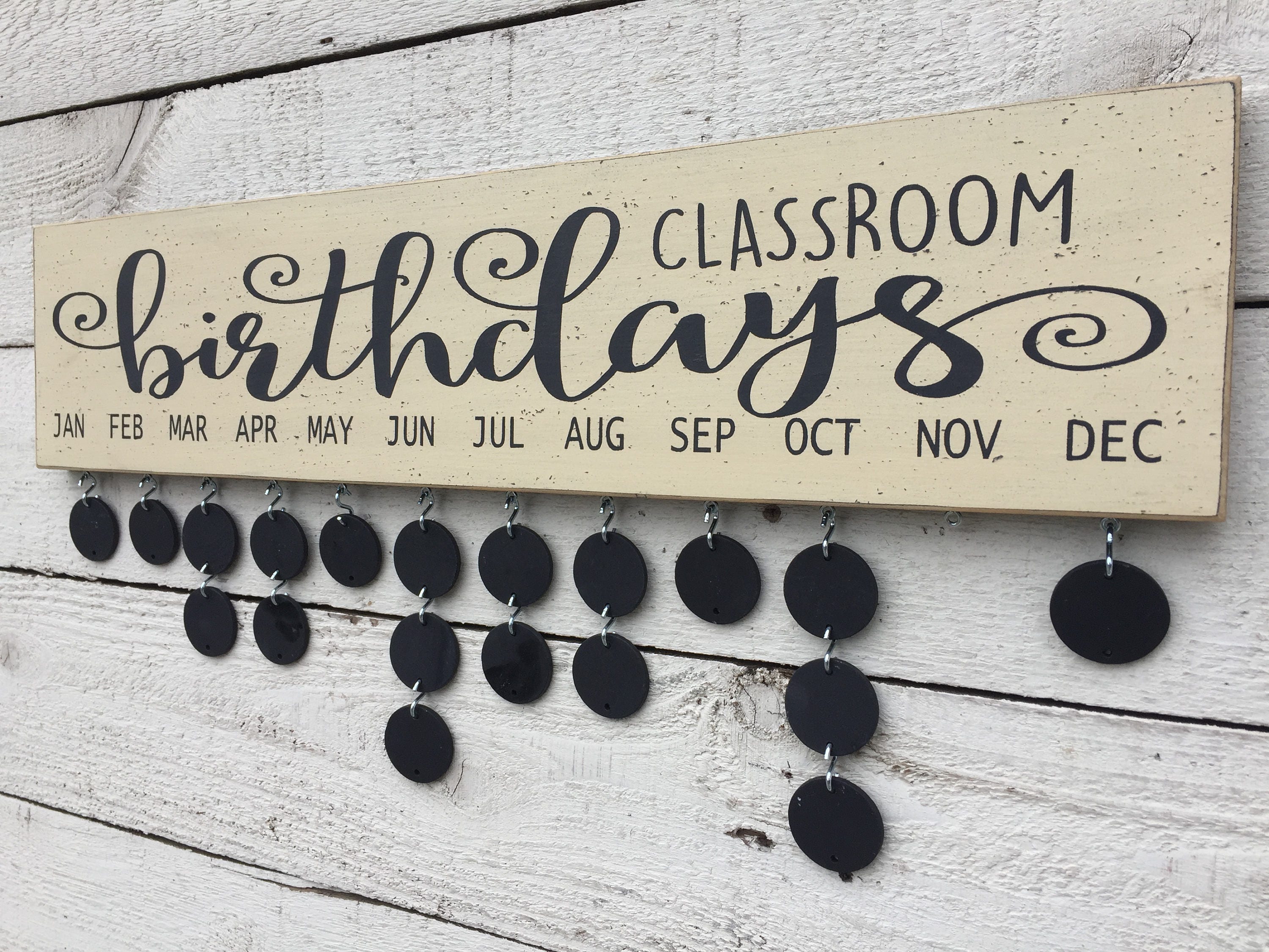 Classroom Decor, Classroom Birthday Board, School Decor, Class Birthday ...