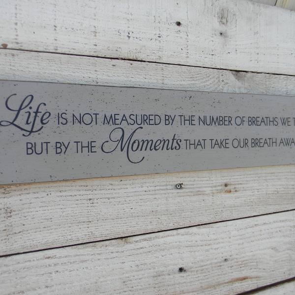 Life is Not Measured - Etsy
