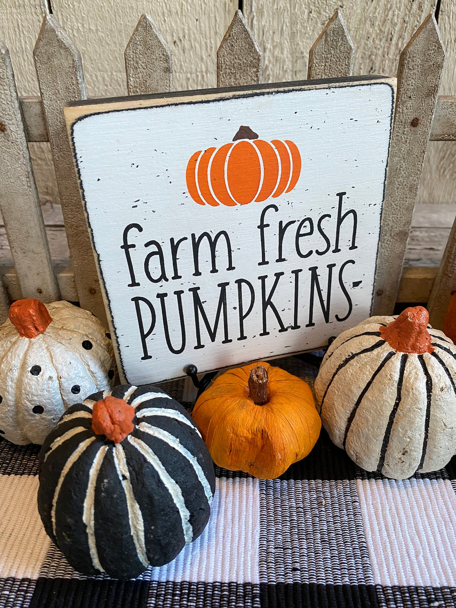 Mini Fall Signs Fall Decoration Tiered Tray Sign Small - Etsy