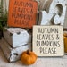 Mini Fall Signs, Fall Decor, Tier Tray Sign, Small 5.5 Fall Signs ...