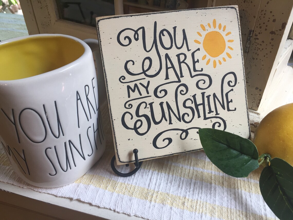 You Are My Sunshine Mini 5 Sign Nursery Decor - Etsy