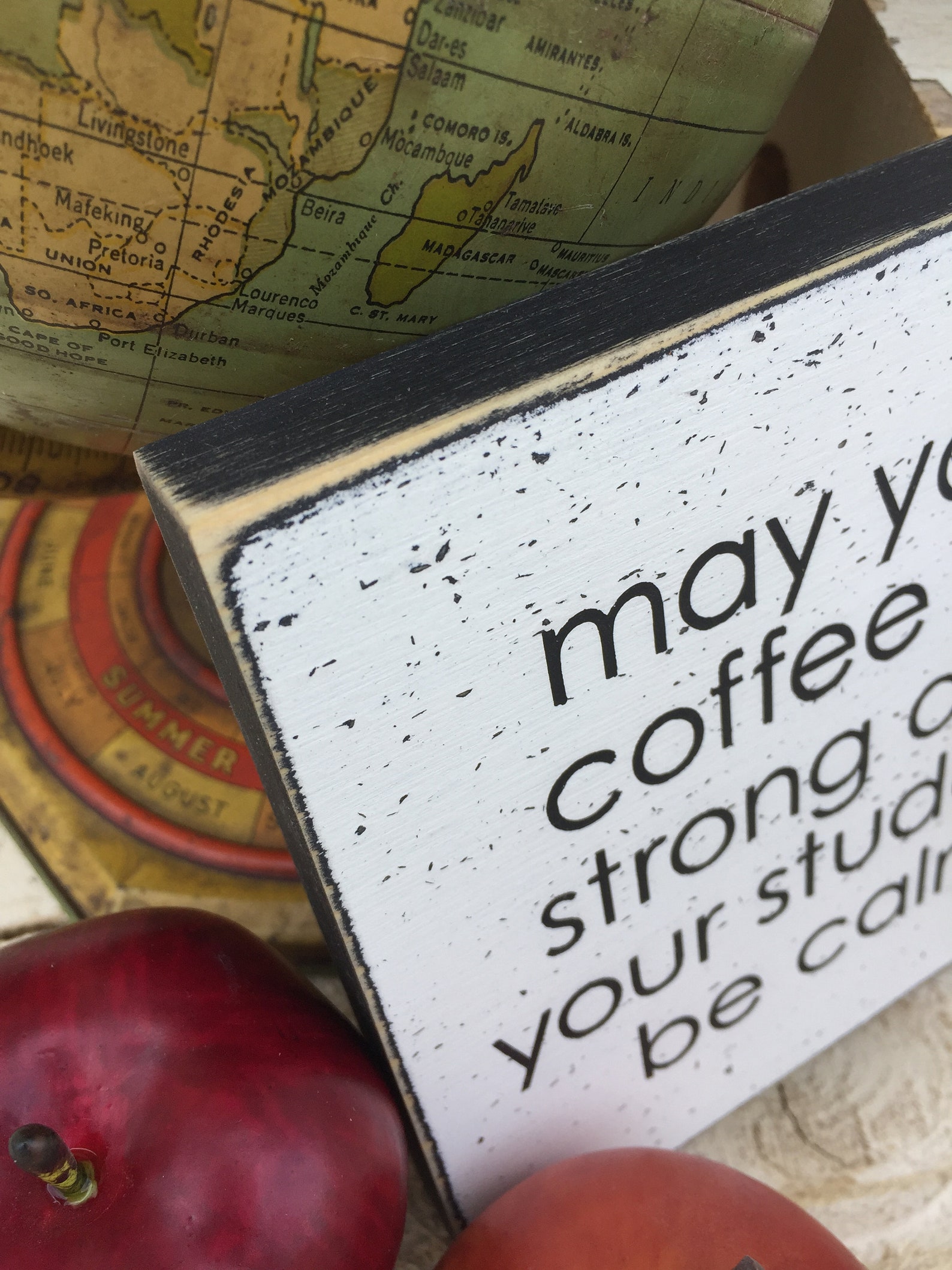 Teacher Gift Teacher's Desk Sign Teacher's Coffee | Etsy