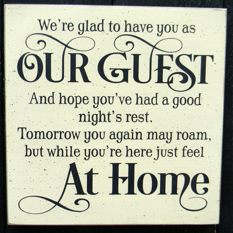 Guest Room Sign - Etsy