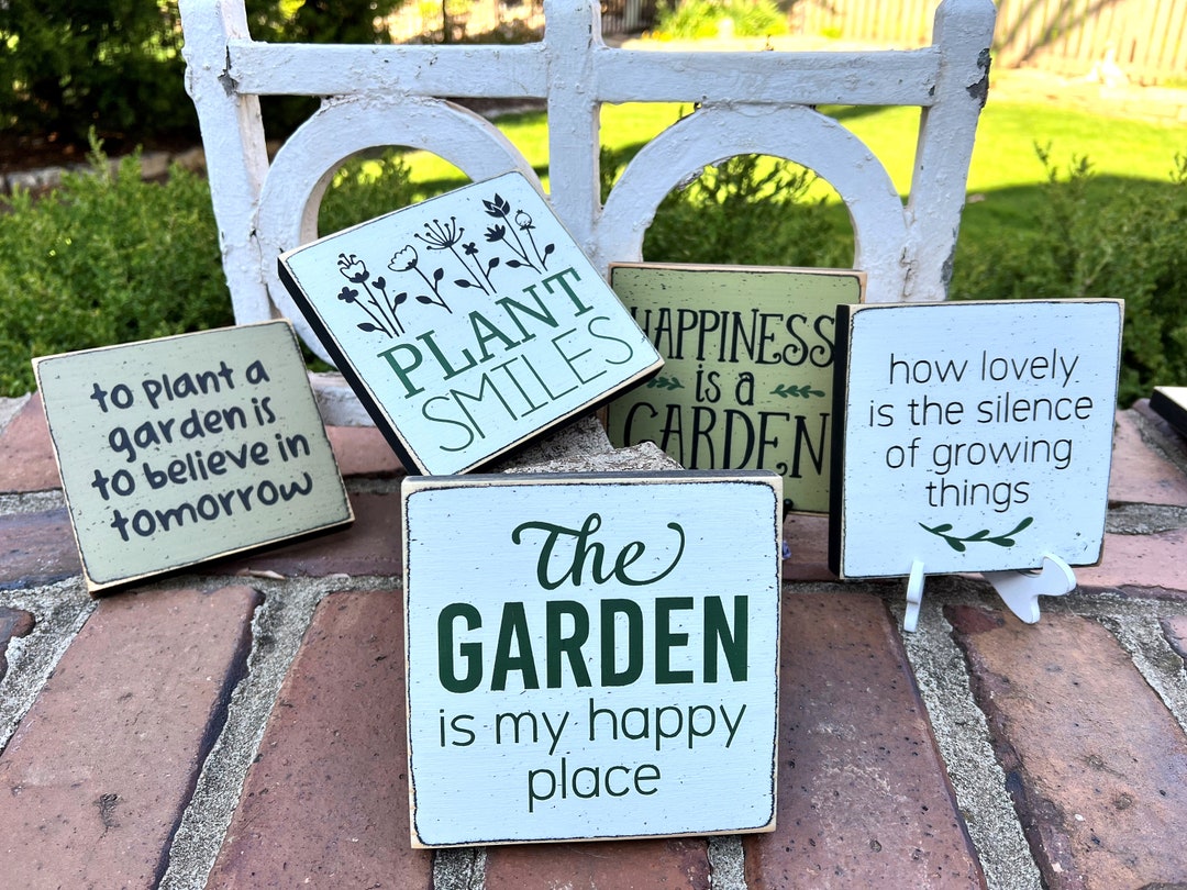 Garden Decor, to Plant a Garden, Garden Signs, Bird Sign, Outdoor ...