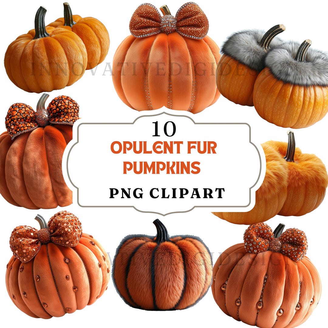 Pumpkin Clipart Bundle,autumn Clipart,autumn Images,thanksgiving Decor ...