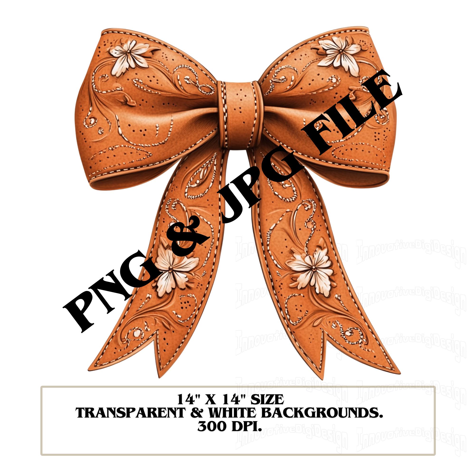 Bow Clipart,leather Western Printable Download Png & Jpg. Wild West ...