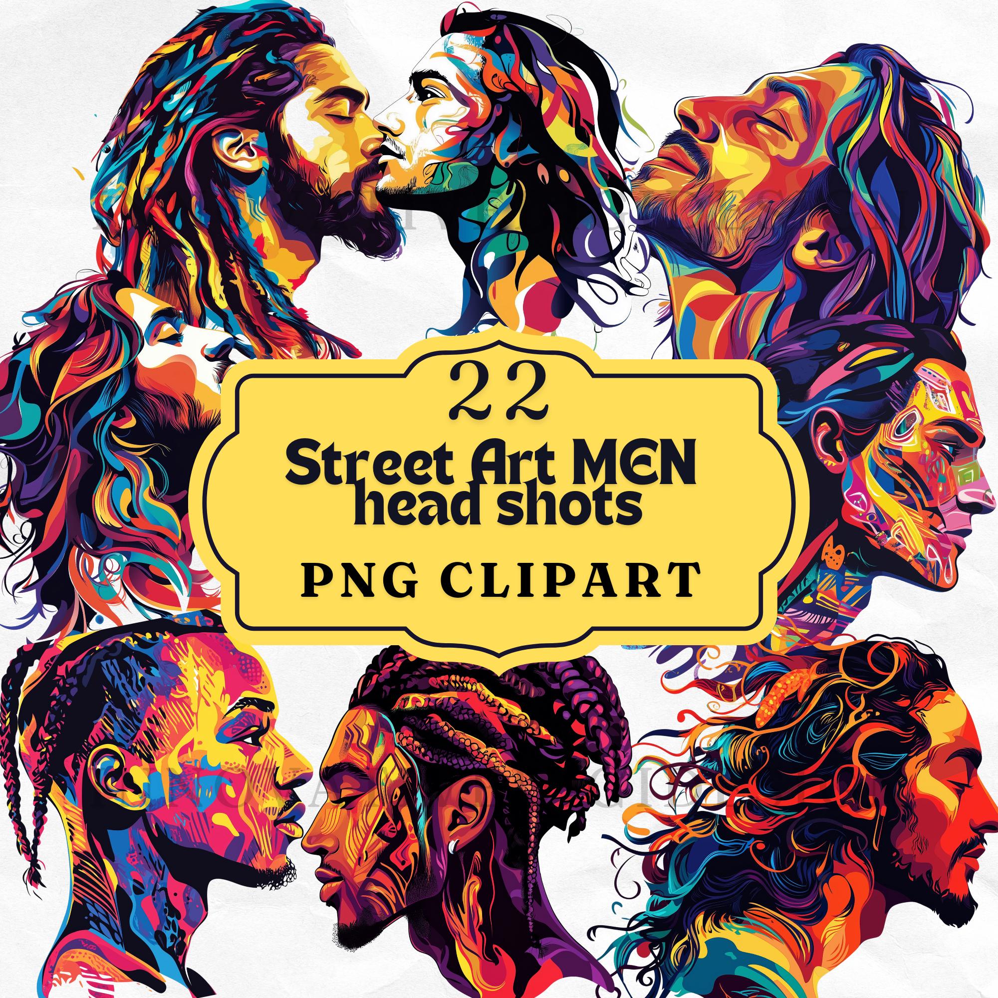Street Art Clipart, Graphic Art,illustration Bundle,urban Man Png,male ...