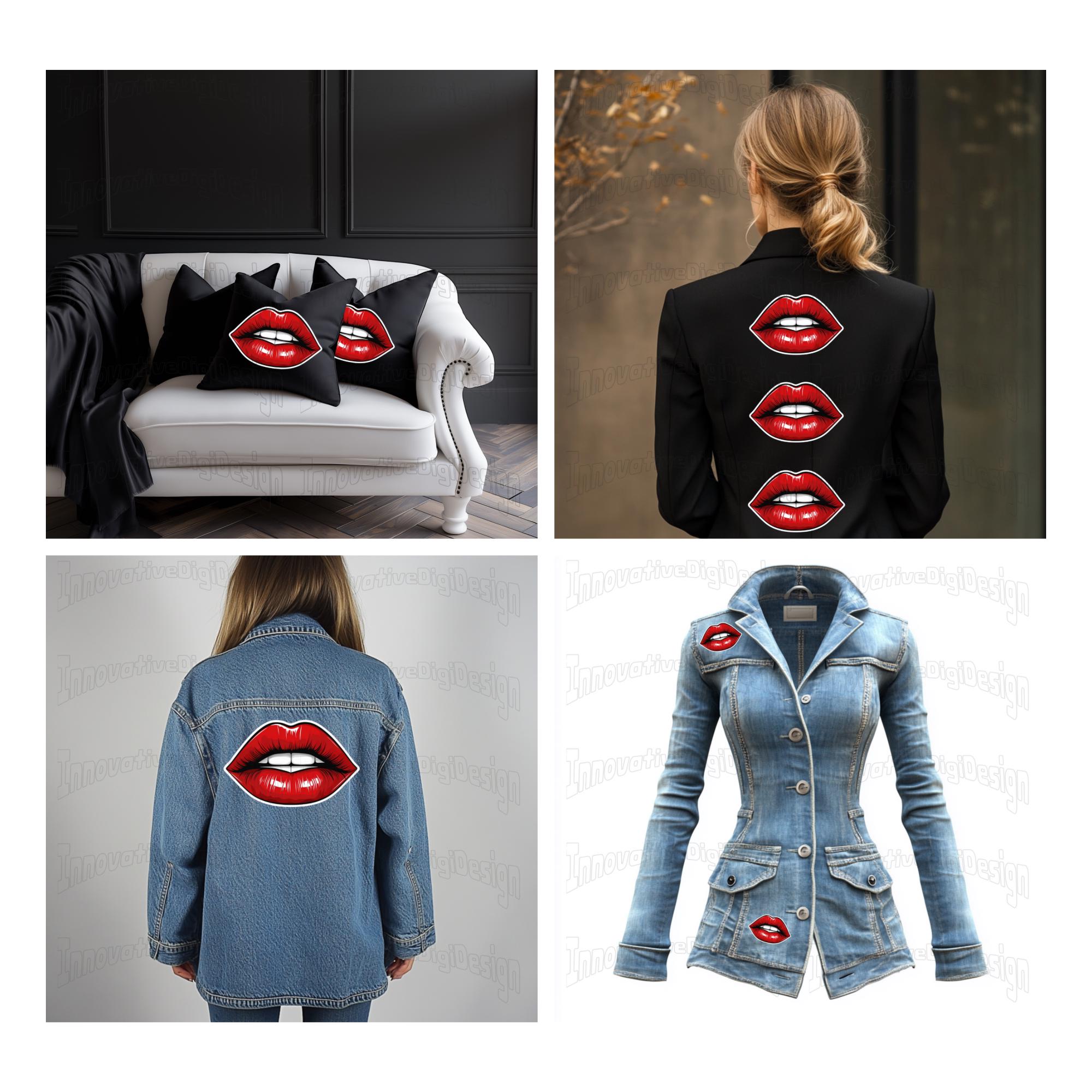 Retro Clipart Red LIPS. Printable Png & Jpg. Vintage Pop Art,retro ...