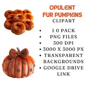 Pumpkin Clipart Bundle,autumn Clipart,autumn Images,thanksgiving Decor ...