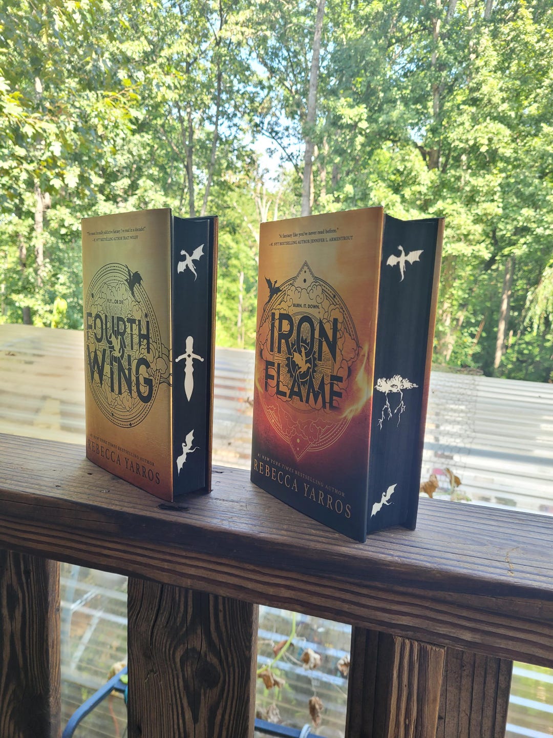 Fourth Wing and Iron Flame Sprayed Edges - Etsy