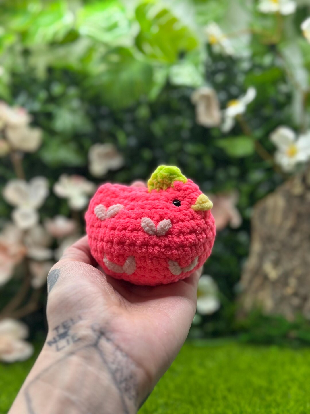Plush Strawberry Mabel Chicken Custom Made to Order Amigurumi Crochet ...
