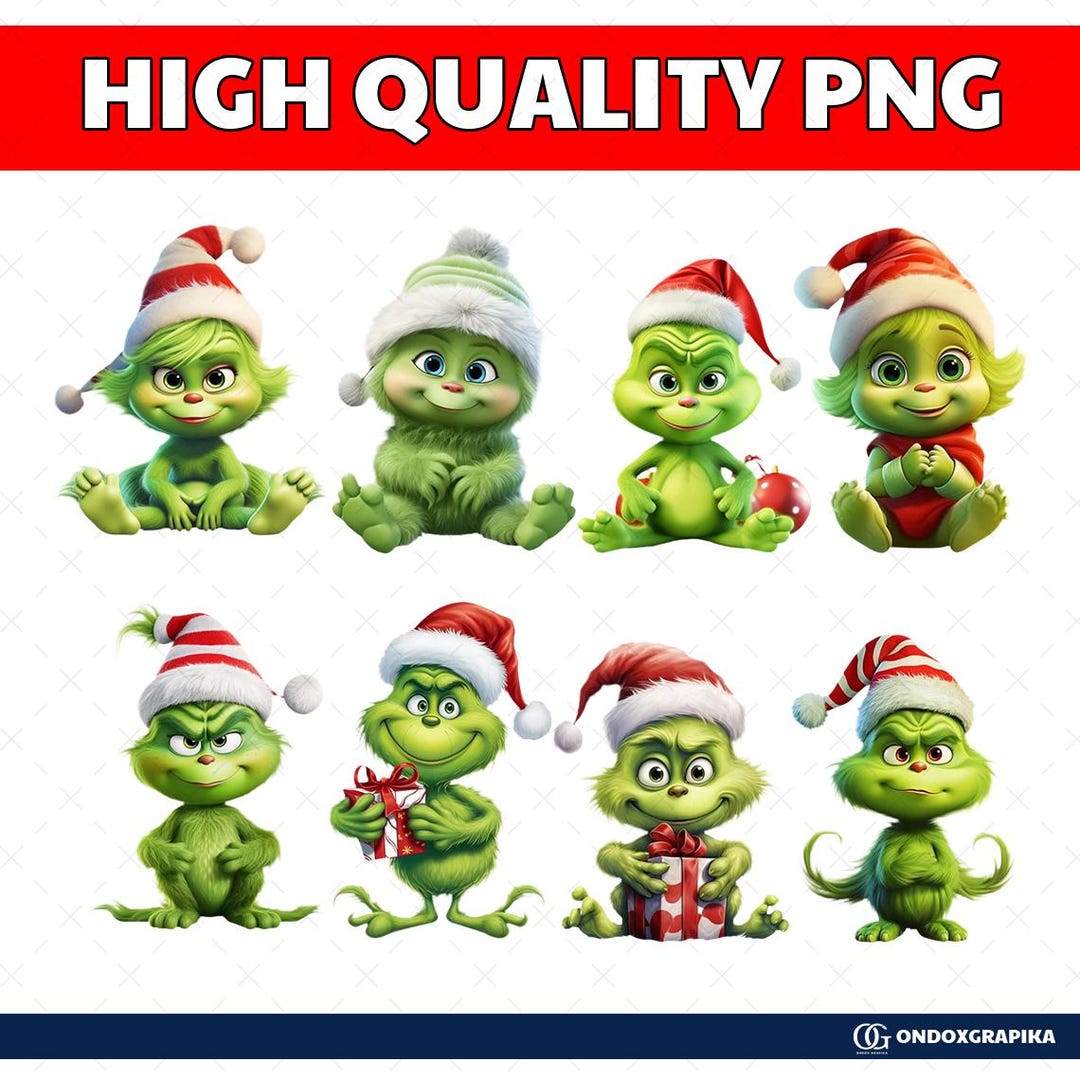 Buy Cute Baby Grinch, the Grinch, Baby Grinch Gifts, Grinch, Grinch ...