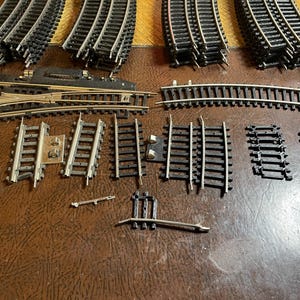 Vintage Piko Junior Model Railway Track Set. Electric Toy Railway ...