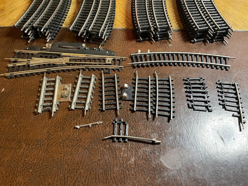 Vintage Piko Junior Model Railway Track Set. Electric Toy Railway ...