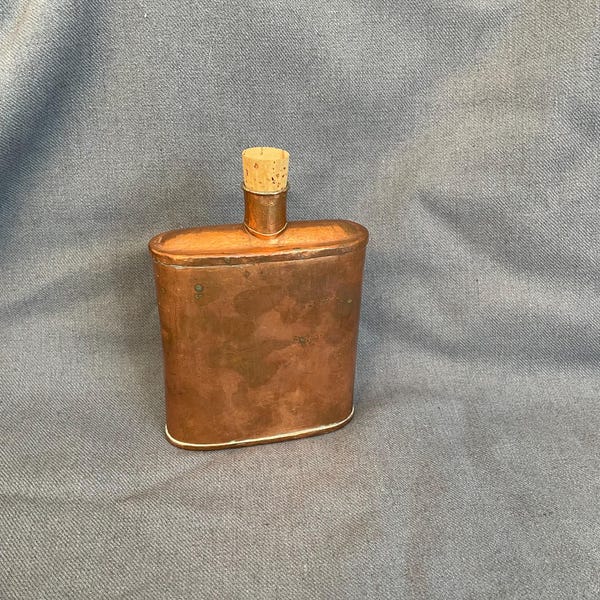 Copper Flask - Etsy