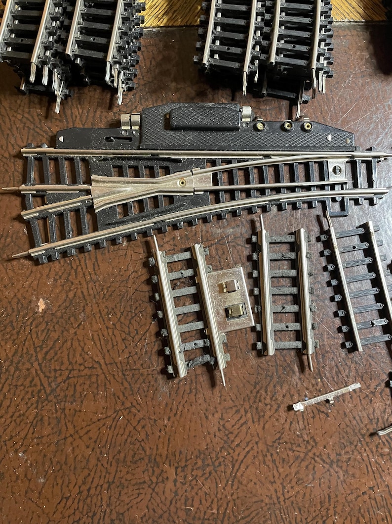 Vintage Piko Junior Model Railway Track Set. Electric Toy Railway ...