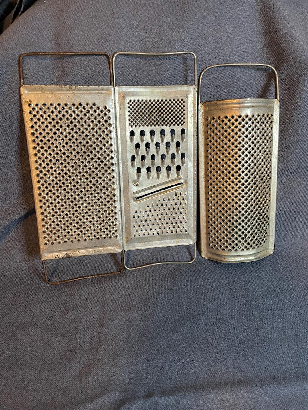 Vintage Set of Three Rusty Kitchen Graters. - Etsy