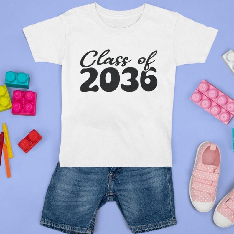 Class of 2036 SVG: Graduation & First Day of School Designs (digital ...