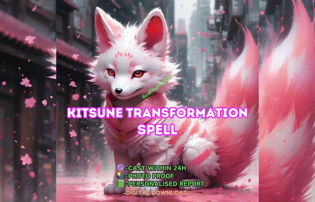 KITSUNE TRANSFORMATION Spell – Awaken the Spirit of the Mystical Fox ...