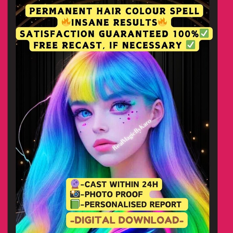 Temporary Hair Color - Etsy