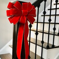 Extra Large Elegant Bow - Red, Green, Blue, Gray - Christmas, Wedding ...