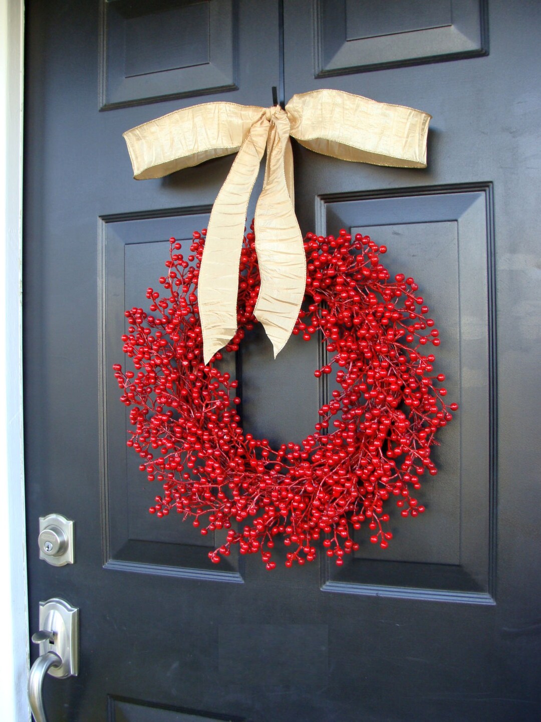 Berry Wreath Etsy Fall Wreath Christmas Wreath Winter - Etsy