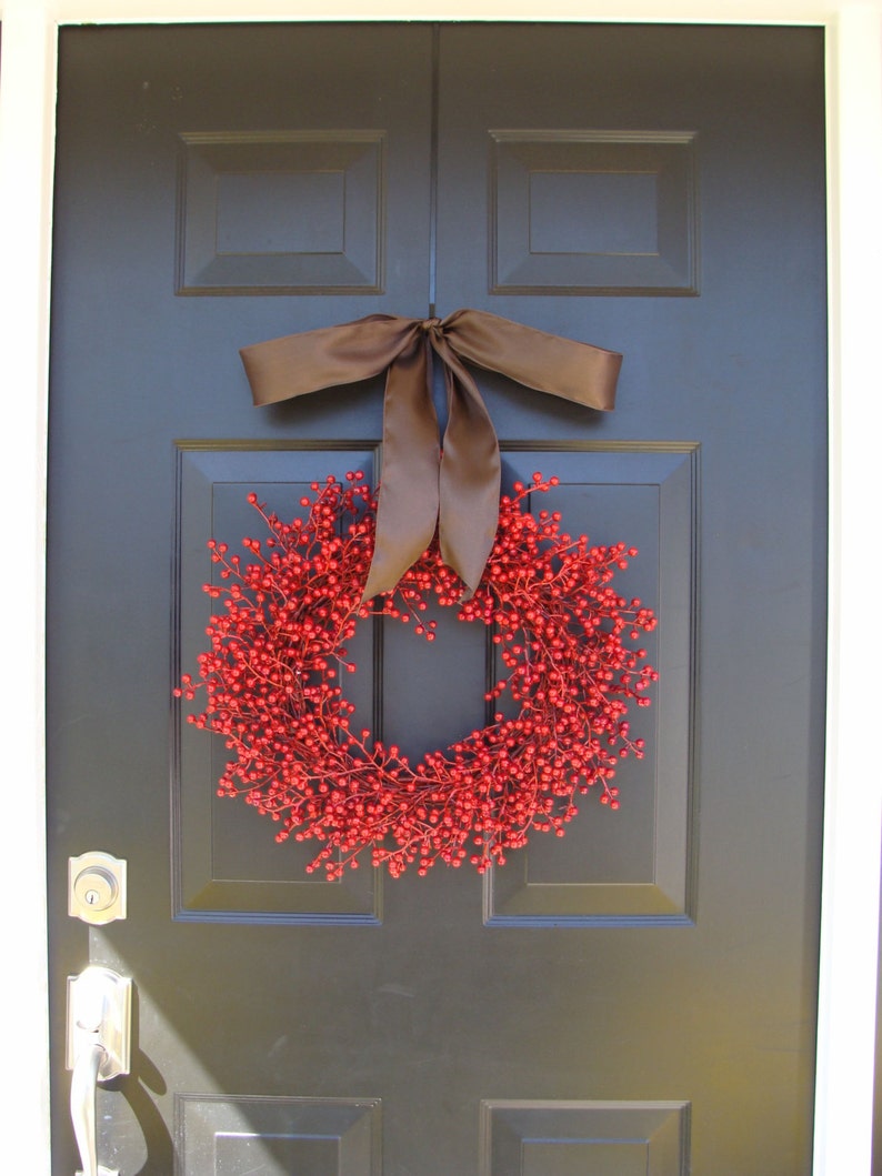 Berry Fall Wreath Fall Berry Wreath Fall Wreath with | Etsy