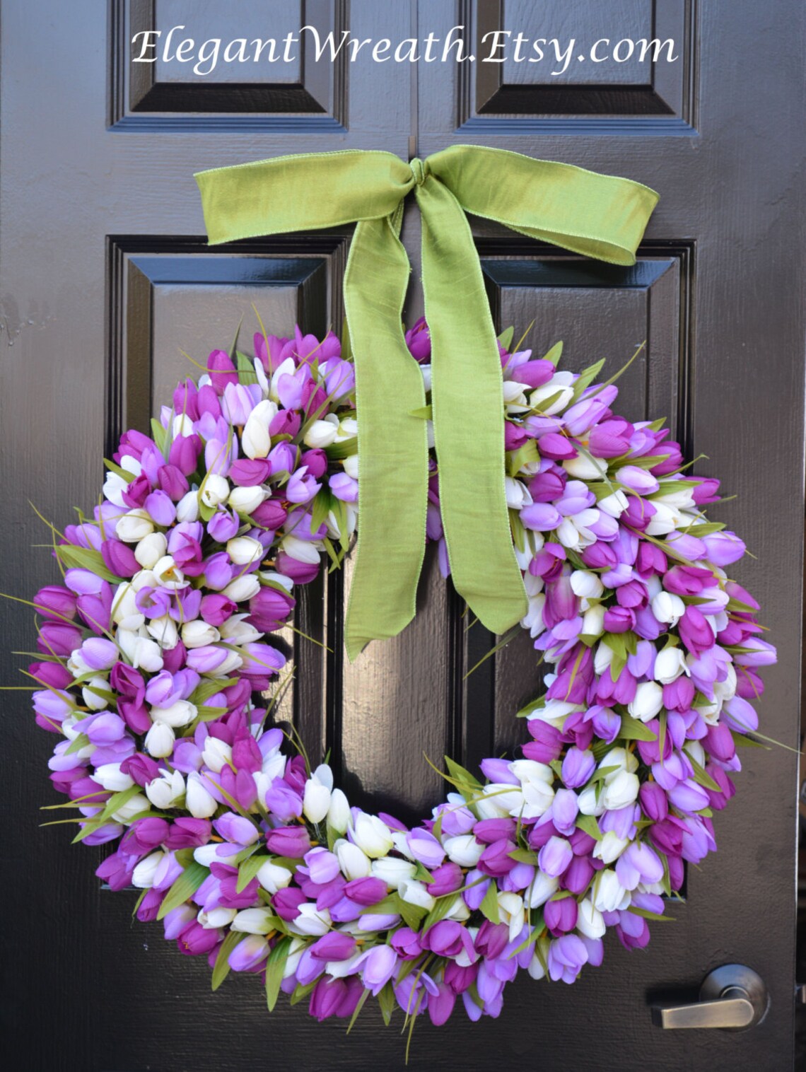 Spring Decor Tulip Spring Wreath Wreath for Door Spring - Etsy