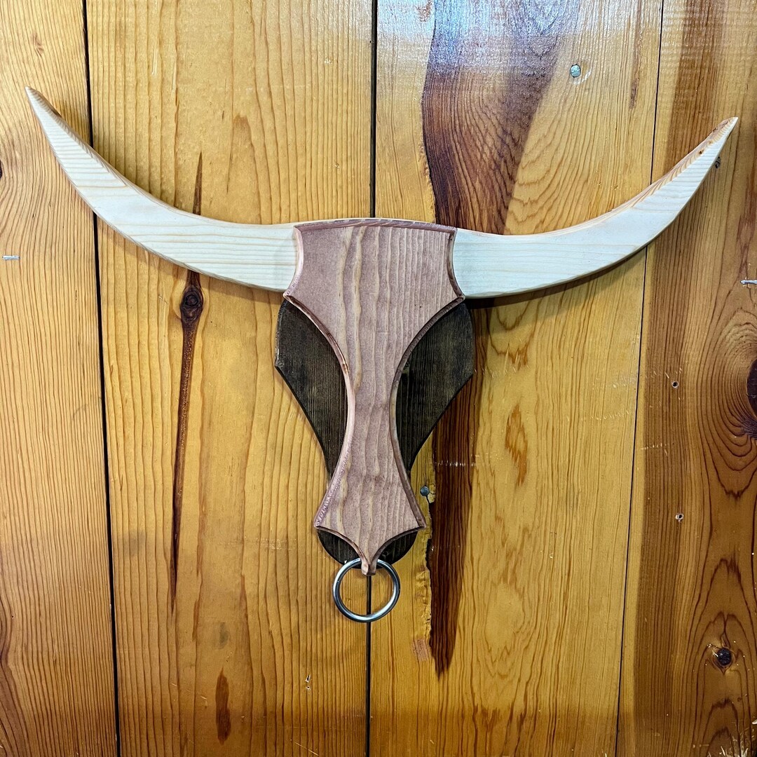 Wood Bull Head - Etsy