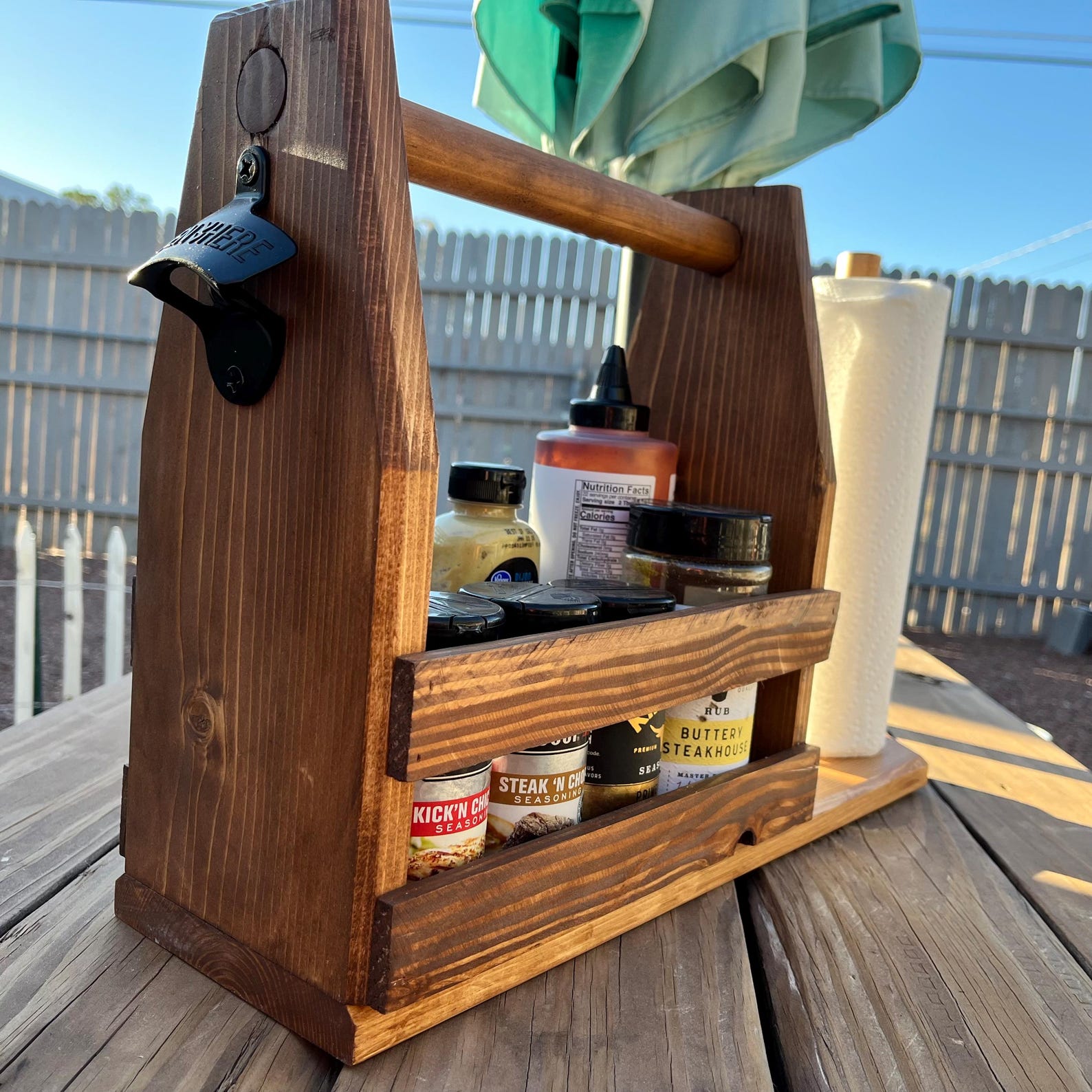 BBQ Caddy, Grill Accessories, BBQ Tools, Gift for Dad, Gift for Him ...