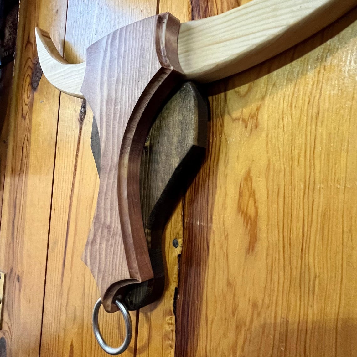 Wood Bull Head - Etsy