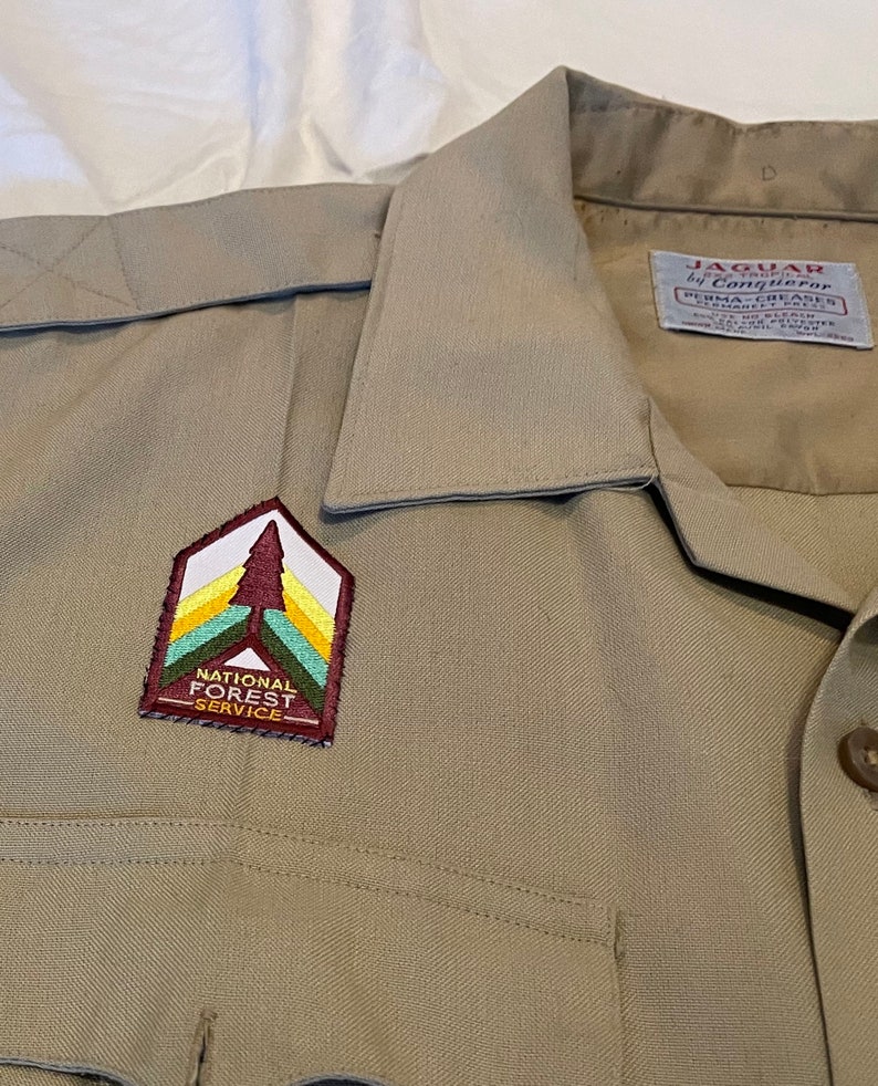 Vtg Police / Park Ranger Uniform With Embroidered Patches - Etsy