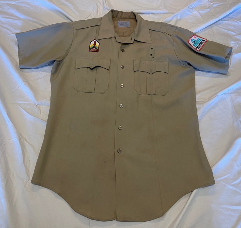 Vtg Police / Park Ranger Uniform With Embroidered Patches - Etsy
