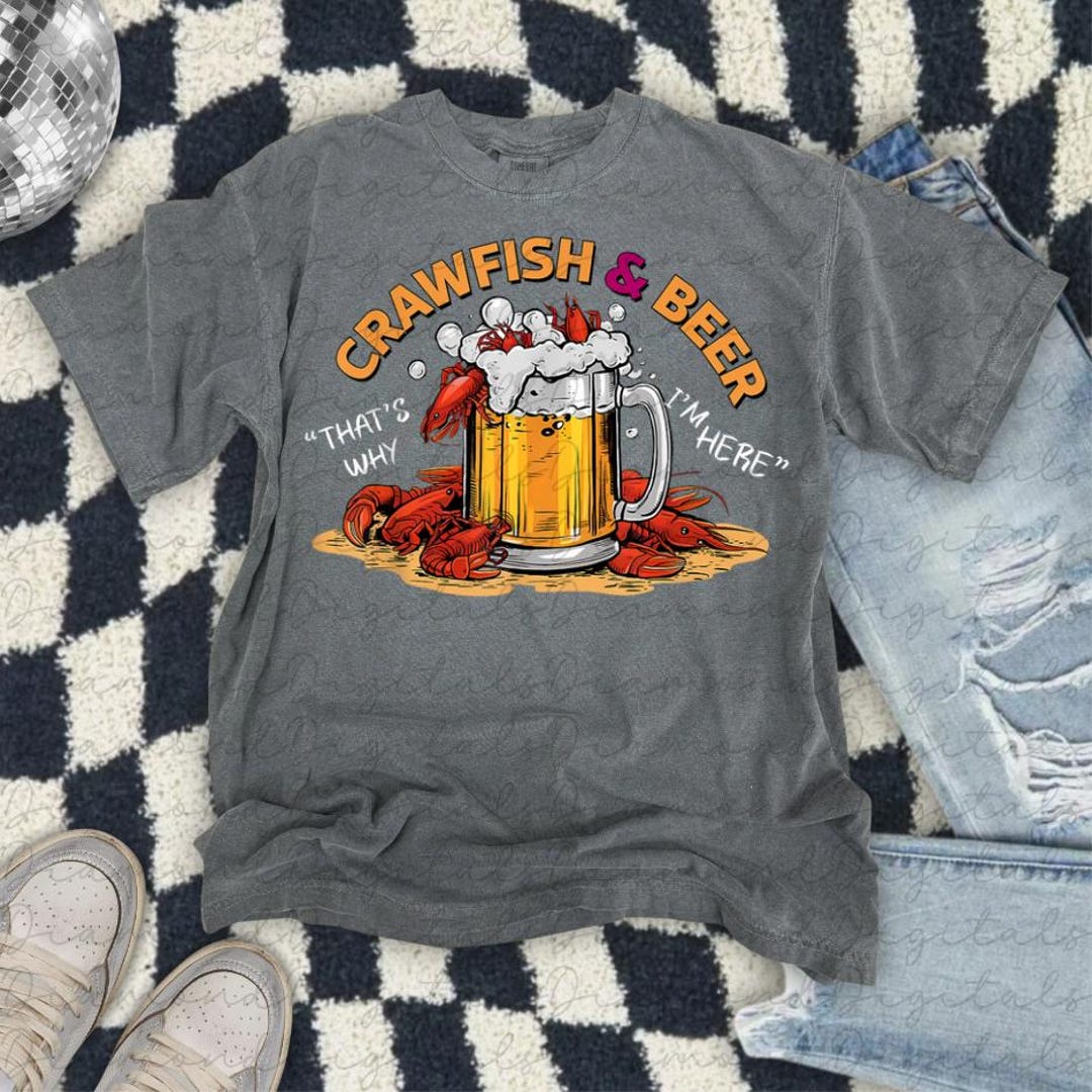 Crawfish and Beer PNG - Etsy