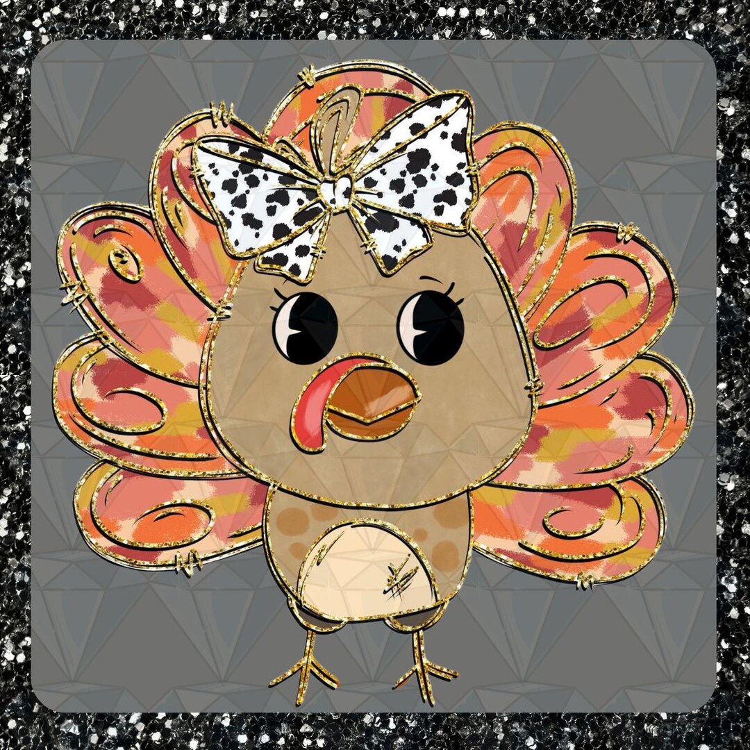 Gold Turkey Bundle Pngs - Etsy